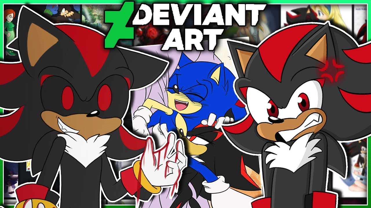 Shadow.EXE & Shadow Visit DEVIANTART! - SHADOW.EXE KISSING SONIC?!
