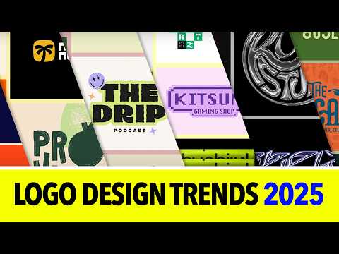 Top 10 Logo Design Trends for 2025 | Bold Minimalism, Retro Revival, 3D Logos & More!