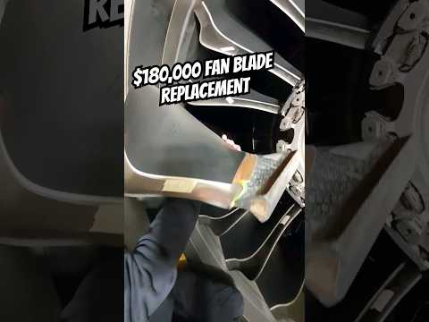 Replacing a $180.000 LEAP-1B aircraft engine fan blade #aircraftmaintenance