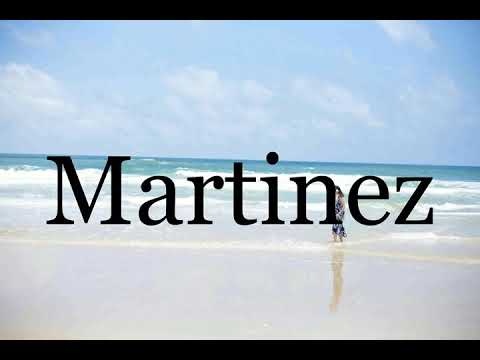 How To Pronounce Martinez🌈🌈🌈🌈🌈🌈Pronunciation Of Martinez