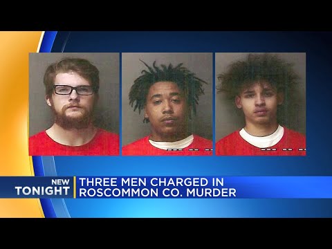 3 men charged in Roscommon Co. murder