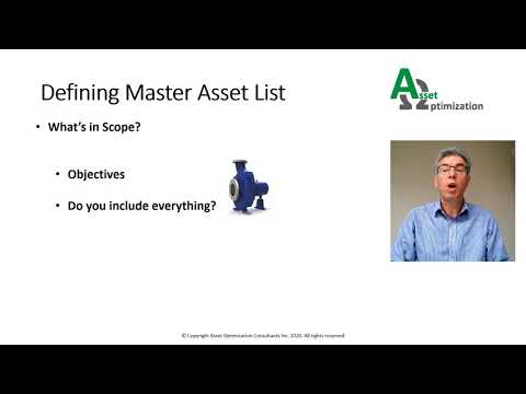 Defining the Master Asset List
