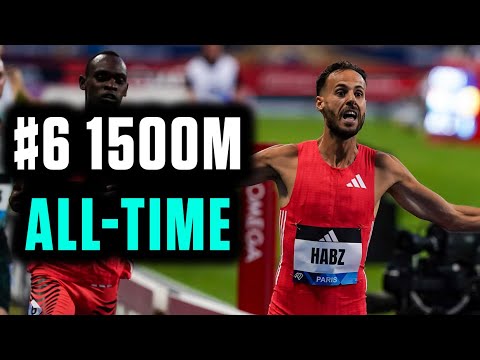 Azeddine Habz Runs Sixth-Fastest 1500m of All-Time