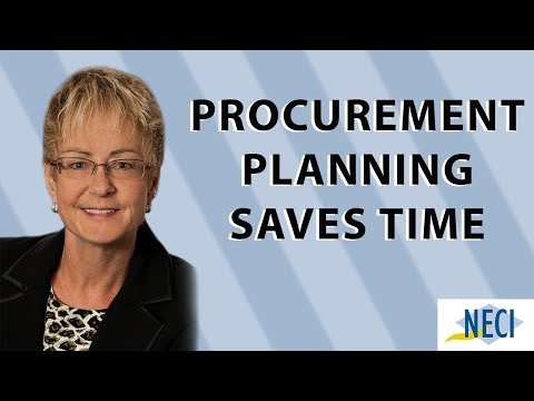 The Critical Importance of Procurement Planning