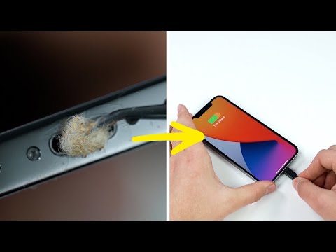 How to Clean iPhone Charger Port #shorts