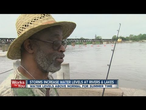 Arkansas River above normal levels for summer time