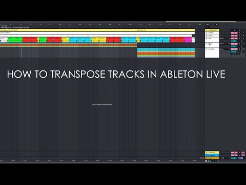 How To Transpose Tracks In Ableton Live