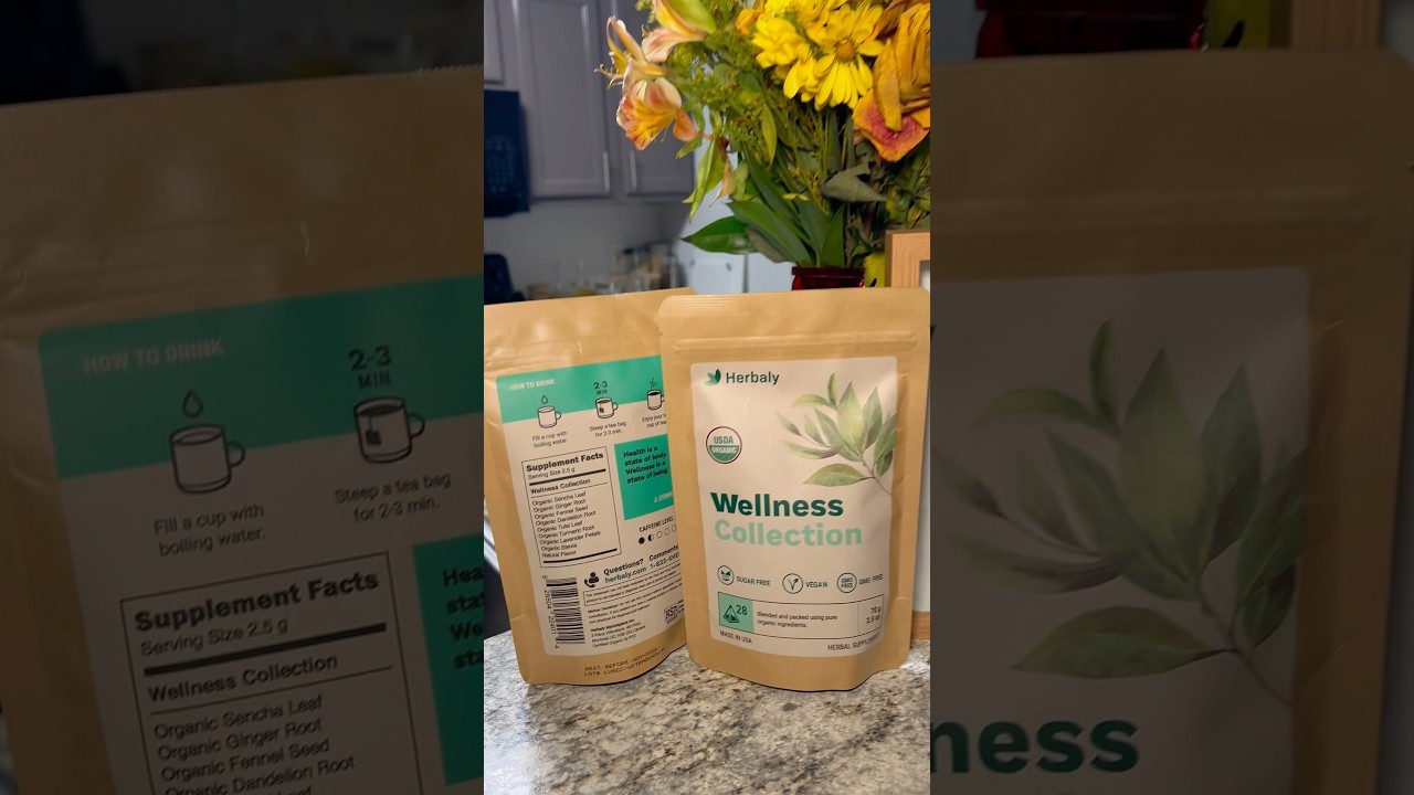 Herbaly Wellness Tea #wellnesstea #herbaltea #functionalteac