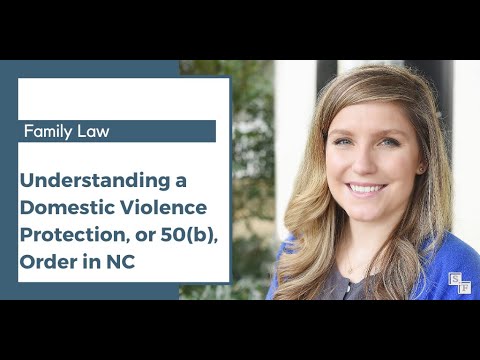 North Carolina 50(b) Domestic Violence Protective Order