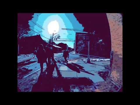 Cartoon effects. Walk with (ESCV). Stockade Historic District Schenectady NY February 2023