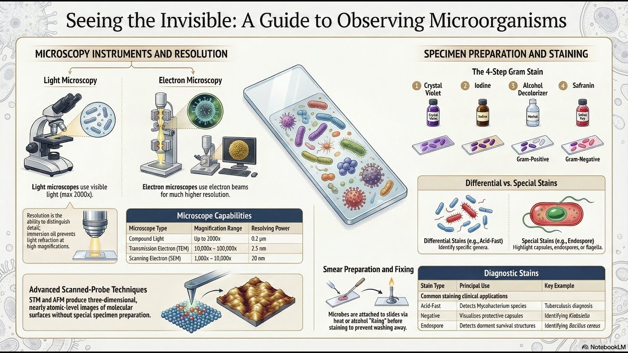 Microbiology, Chapter 3: Observing Microorganisms through a Microscope