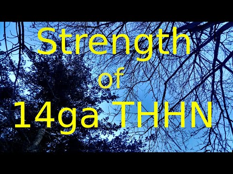 The Strength of Stranded 14ga THHN Wire
