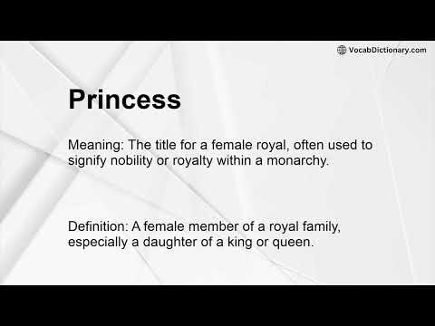 Princess Meaning