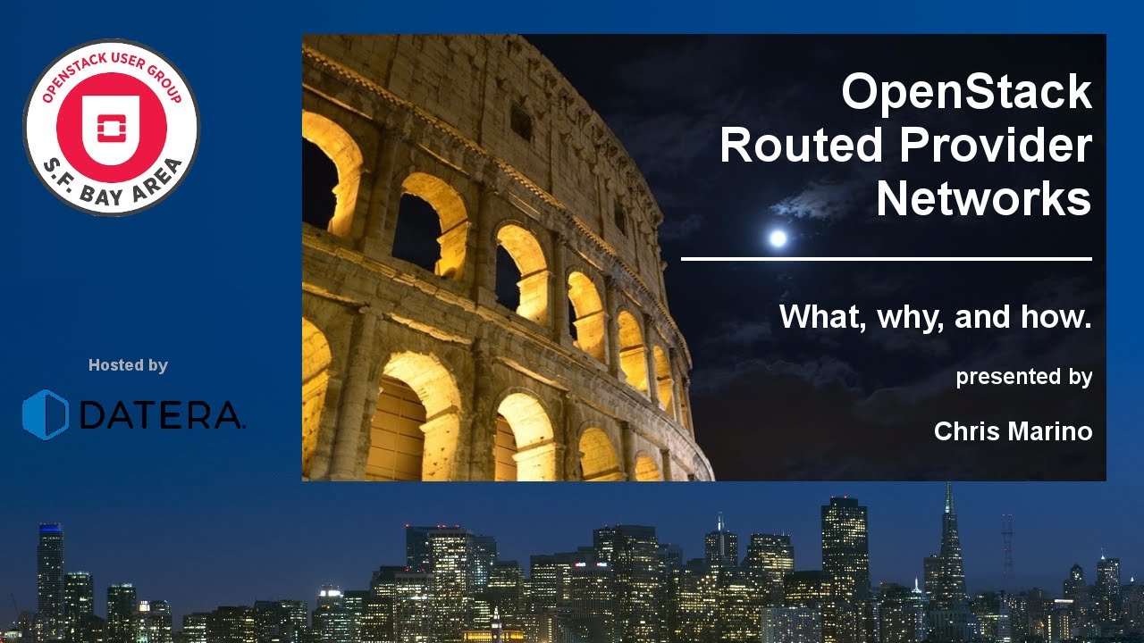 OpenStack Routed Provider Networks- What, why and how.