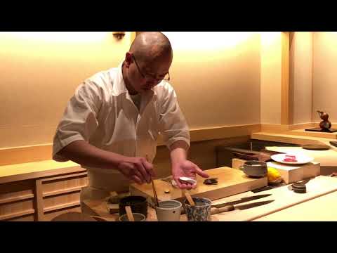 Sushi KaiKai (鮨 海界), Master Chef Yuuki Nishizaki’s Kohada (Gizzard Shad)