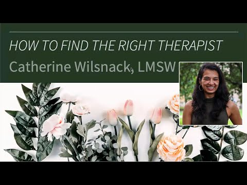 How to Find the Right Therapist | Mental Health Professional Counseling