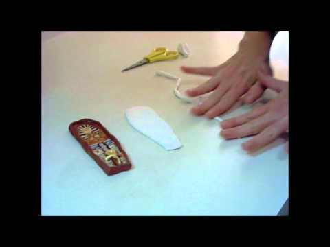 Egyptian Mummy Case Art Video