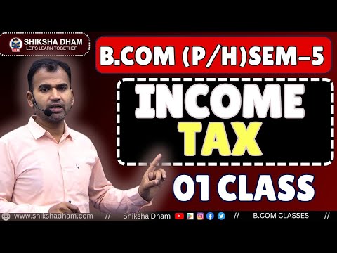 Income tax for Bcom basic term meaning of assessment year and previous year ||Type of tax |AY 25-26