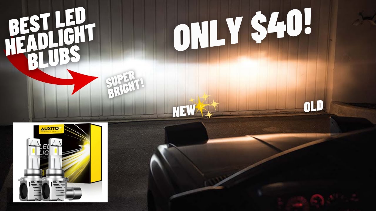 BEST CHEAP LED HEADLIGHT BULBS (Only $40!)  - Install and Review!