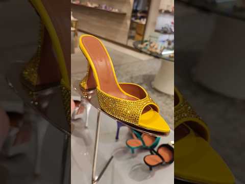 AMINA MUADDI | SS2023 Collections @DesignerCentre #AminaMuaddi #womenshoes #heels #sandals #shoes