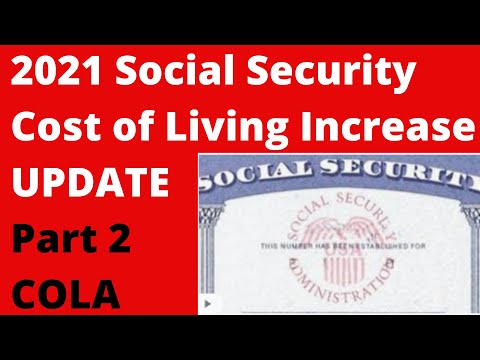 Social Security Cost of Living Increase COLA Part 2 UPDATE