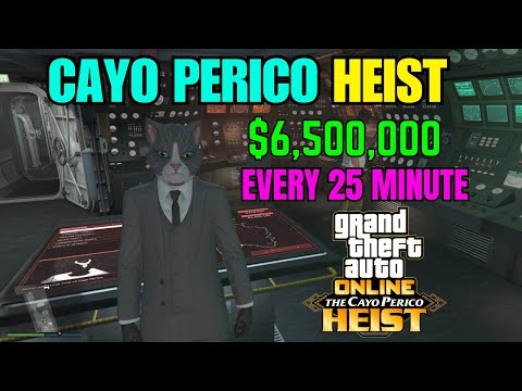 *UPDATE* Cayo Perico Heist Solo *Replay Glitch* $6,500,000 Every 30 Minute | Gta 5 Online