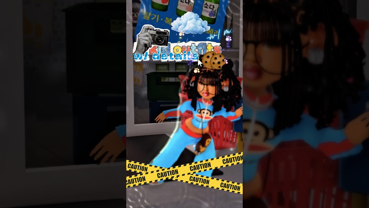 New Baddie Berry Avenue kid/pre-teen outfits 💙 #berryavenueoutfits #blackgirloutfits #shorts