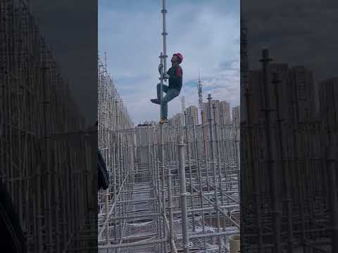 👍Scaffolder | Scaffolding | Dangerous Work#shorts