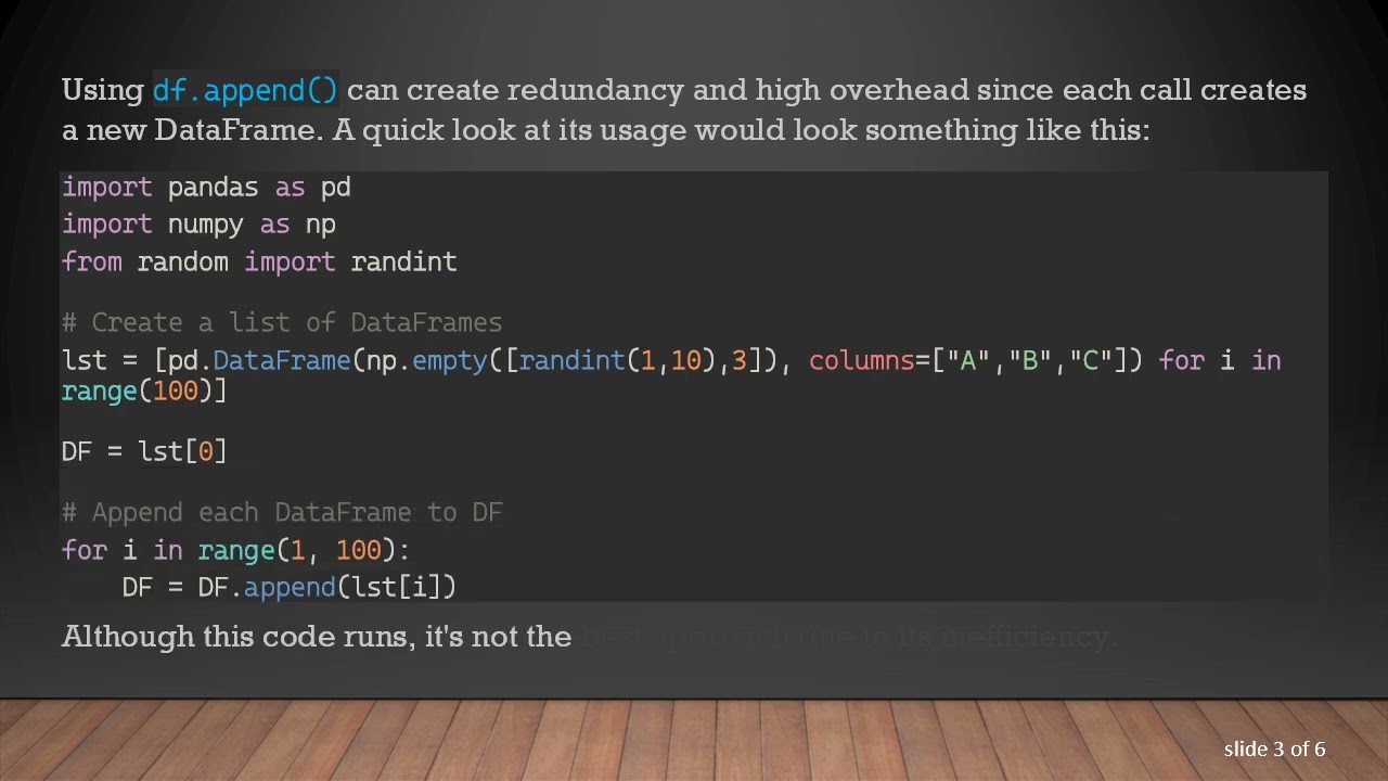 The Fastest Way to Vertically Stack Multiple DataFrames in Python