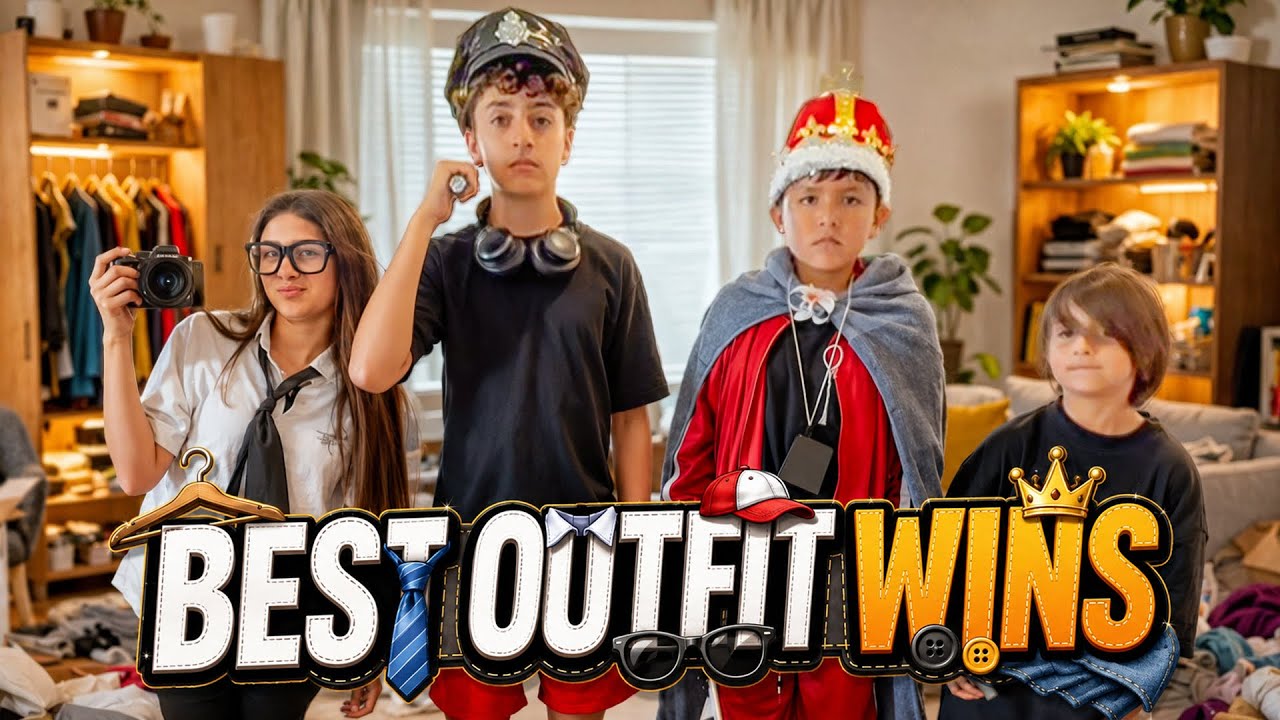 WHO CAN MAKE THE BEST OUTFIT FROM HOUSEHOLD ITEMS