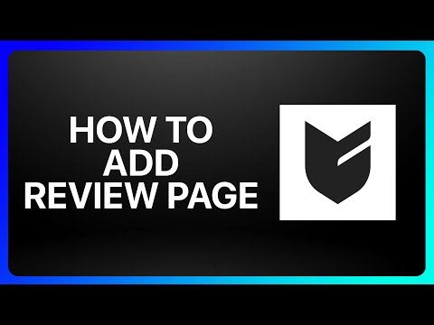 How To Add A review Page On Big Kartel Tutorial