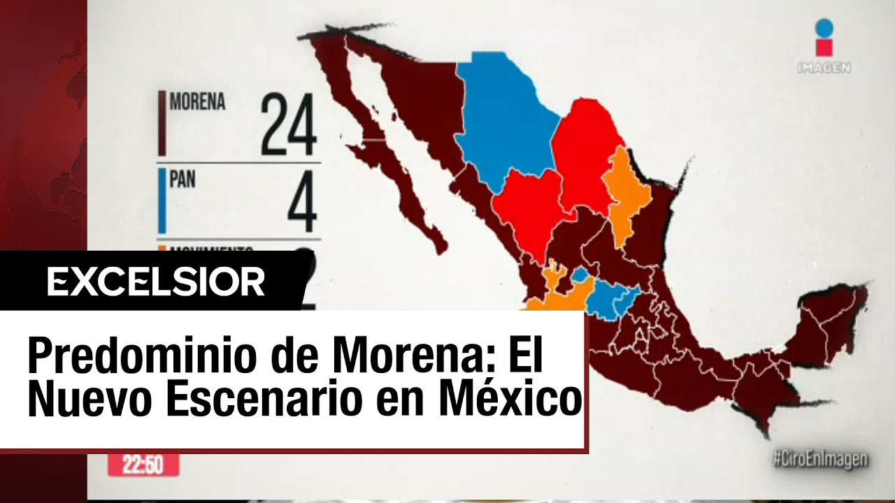 Nuevo Mapa Electoral de México: Dominio de Morena con Pocos Enclaves de Oposición