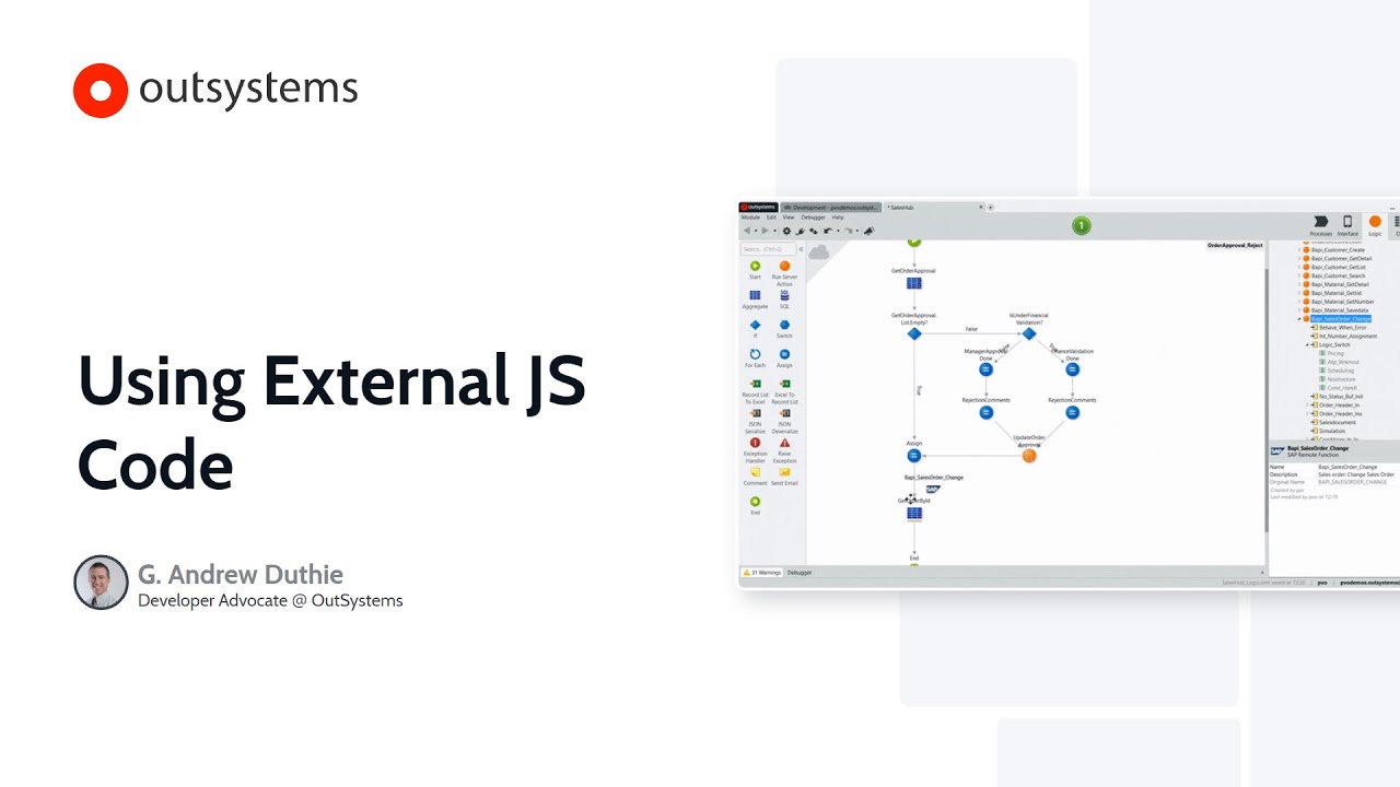 How to Use External JavaScript in Your OutSystems Web Application
