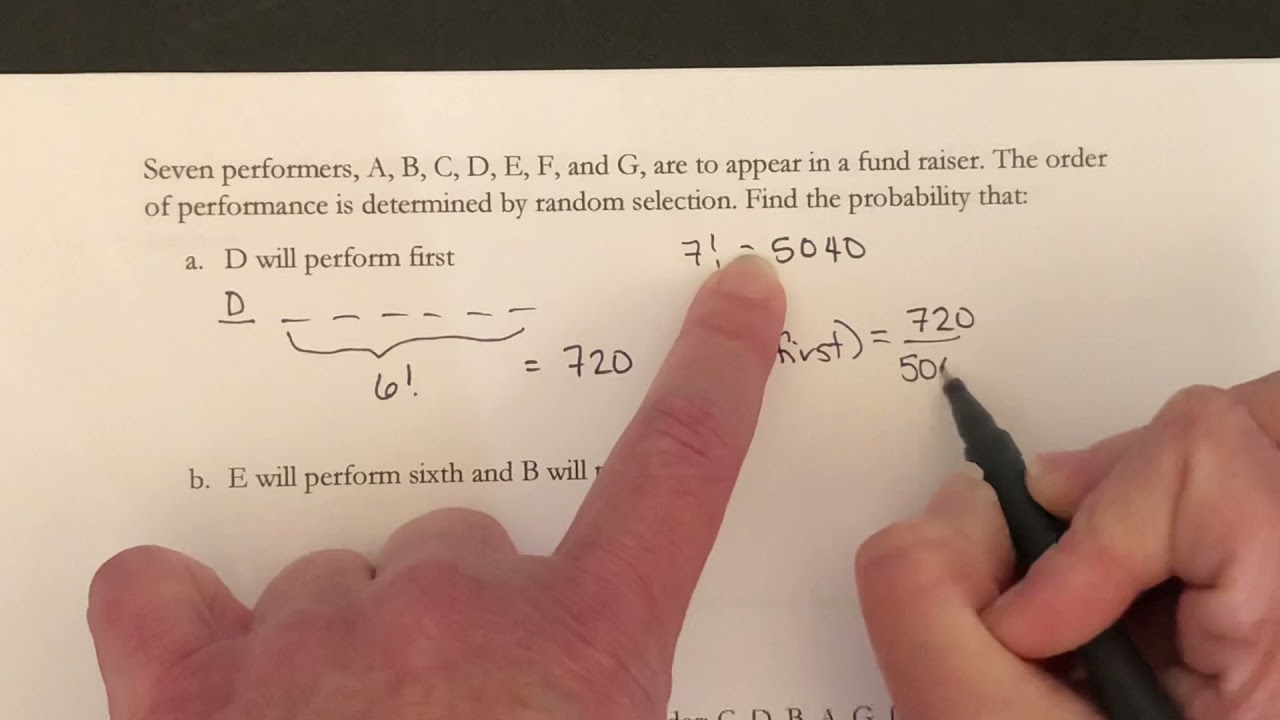 (1332) 11.5 Probability with the Fundamental Counting Principle, Permutations and Combinations 1/3
