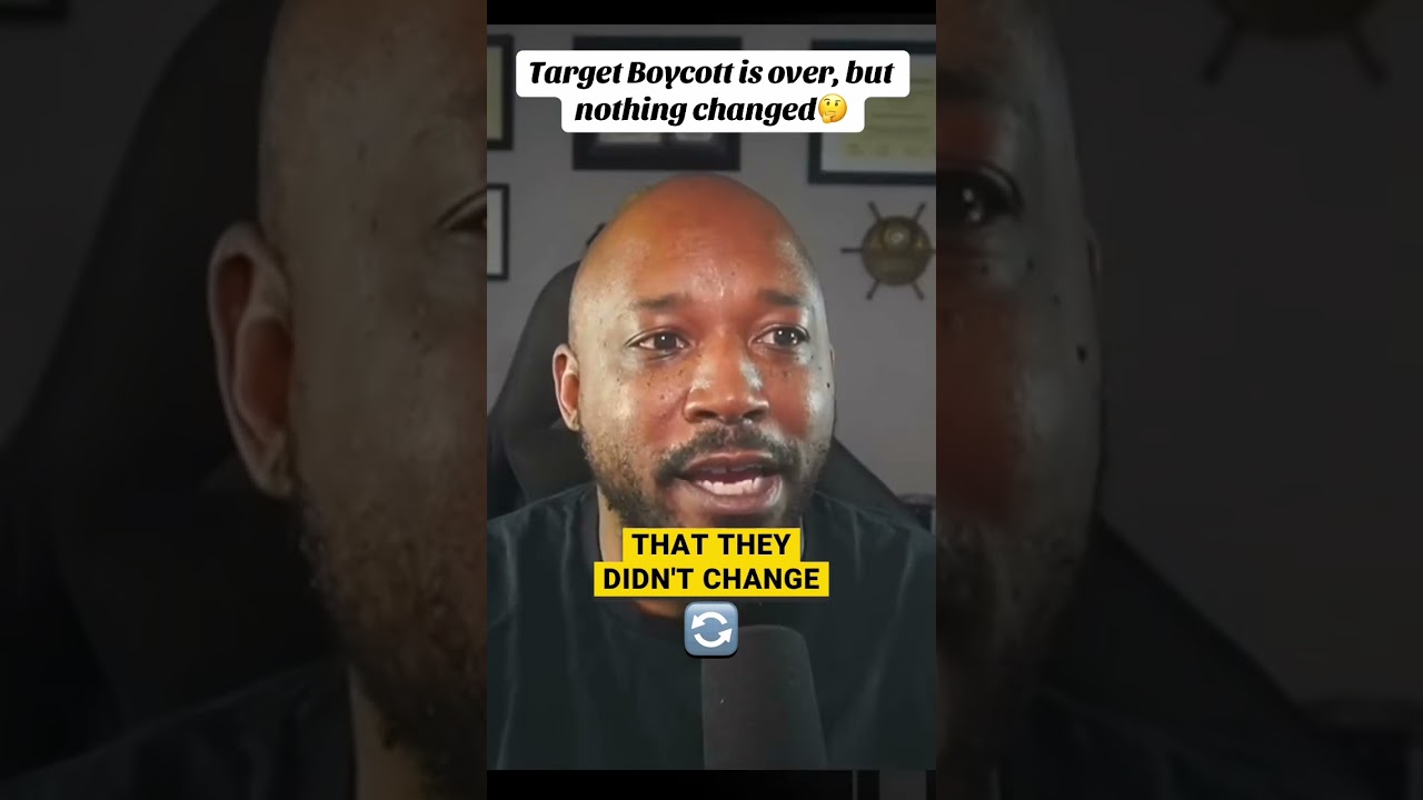 Did you catch this?  Target says they didn't reverse any policies despite the boycott. 🤔