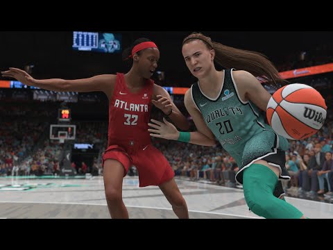 New York Liberty vs Atlanta Dream WNBA 2K25 4K UHD