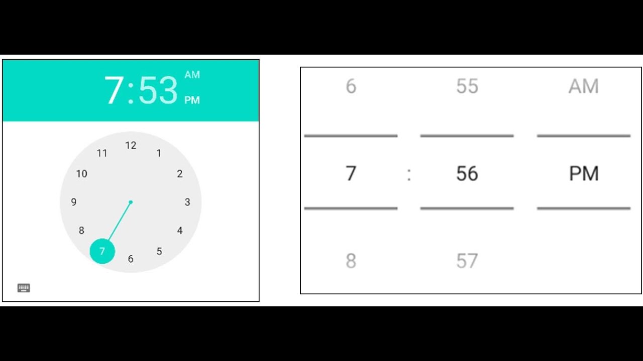 pickers views DatePicker & TimePicker & DatePickerDialog & TimePickerDialog android studio java
