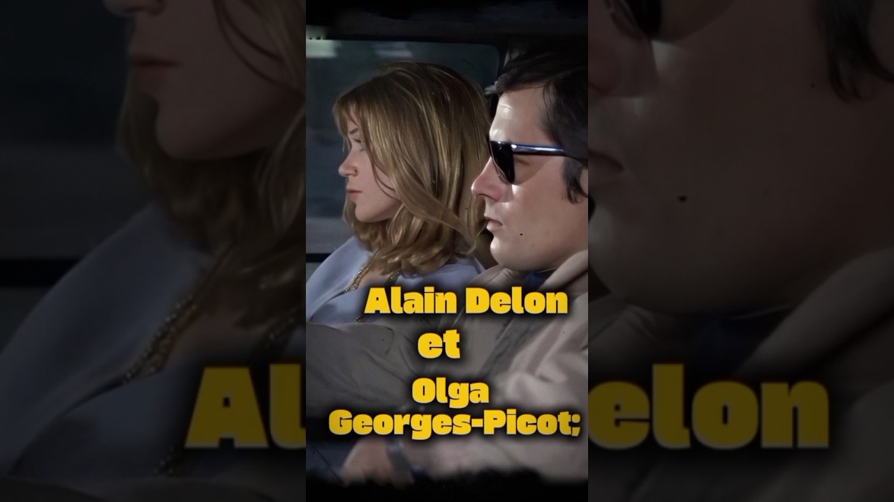 Alain DELON & Olga GEORGES-PICOT. Car Walking.