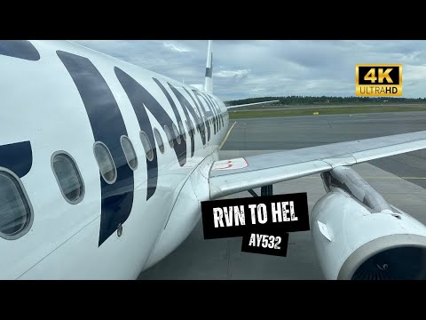 FINNAIR A320 AY532 Economy Class - Rovaniemi to Helsinki (4K)