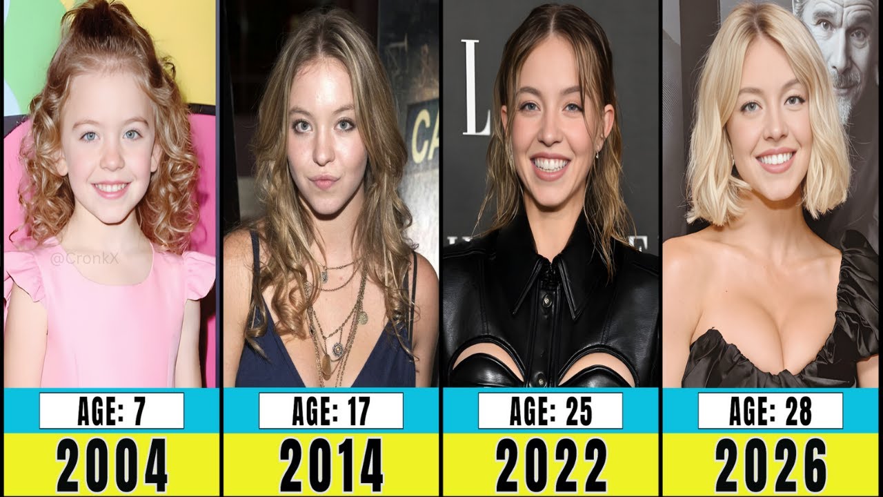 Sydney Sweeney Transformation From 2 to 28 Years Old