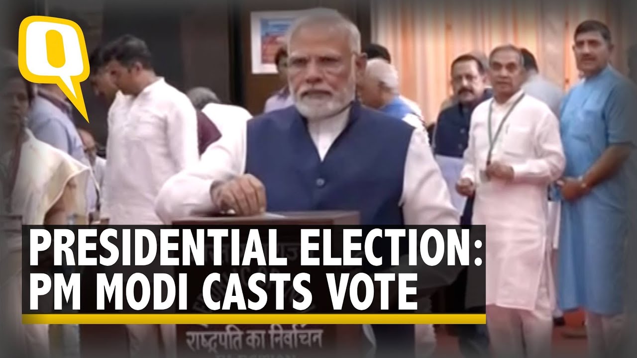 Presidential Elections 2022 | PM Modi Casts His Vote in Parliament | The Quint
