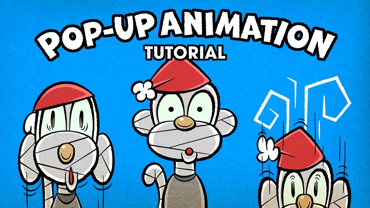 Procreate Animation｜Pop-up Monkey!!｜Tutorial for Beginners