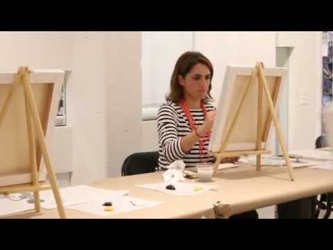 BINDERS Abstract Painting Class with Atlanta-based artist Augusta Wilson.