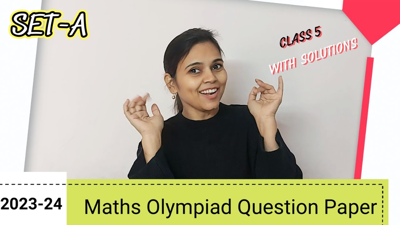 Grade 5 Maths Olympiad-Question Paper Solved 2023-24 | Free IMO question papers for Class 5