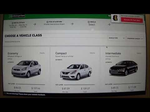 Enterprise @ MCO Orlando After Hours Return Process Rental Car