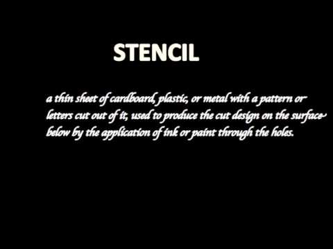 How to pronounce STENCIL