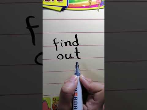 "find out" meaning