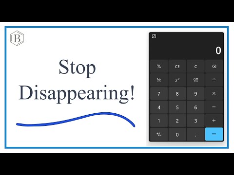 How to Keep Calculator (or Any Window) Always on Top in Windows 11