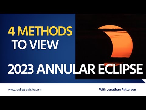 4 Ways to View 2023 Annular Eclipse