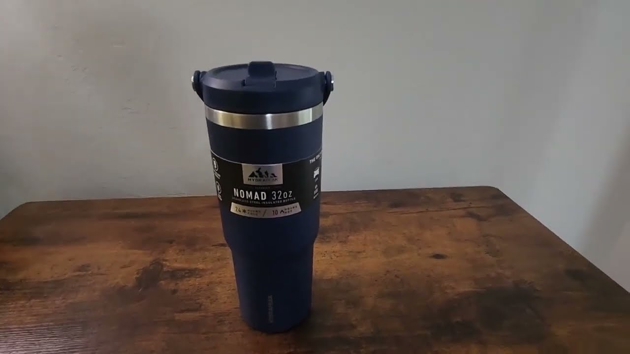 Hydrapeak Nomad 32 oz Tumbler with Handle and Straw Lid, Leakproof Tumbler Review